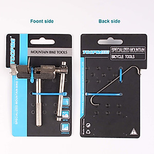 Bike Chain Breaker Bicycle Chain Removal Tool - Road and Mountain Bicycle Chain Splitter Cutter with Chain Hook for Hand Repair Bicycle Chain