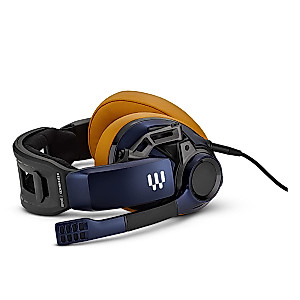 EPOS I Sennheiser GSP 602 – Wired Closed Acoustic Gaming Headset, Noise-Cancelling Microphone, Adjustable Headband with Customizable Contact Pressure, Volume Control, for PC + Mac + Xbox + PS4, Pro