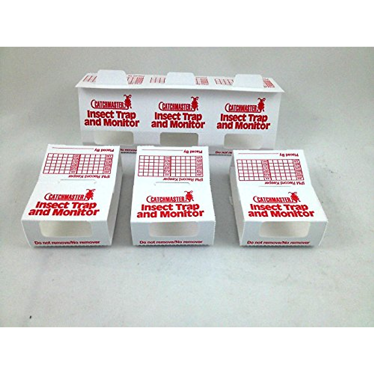 Insect Trap & Monitors 288i - No Chemicals !!!- Non-Toxic Glue Traps!! 5 Glue Boards / 15 Monitors