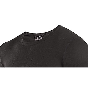 ColdPruf Men's Enthusiast Single Layer Long Sleeve Crew Neck Base Layer Top, Black, 3X