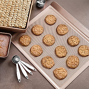 Ultra Cuisine Cookie Slider Sheet Pan - Nonstick for Even Baking - Textured Baking Pan - Warp and Scratch Resistant - Easy Food Release - Simple Cleaning - Nonstick Sheet Pan - food sheet - 15x13