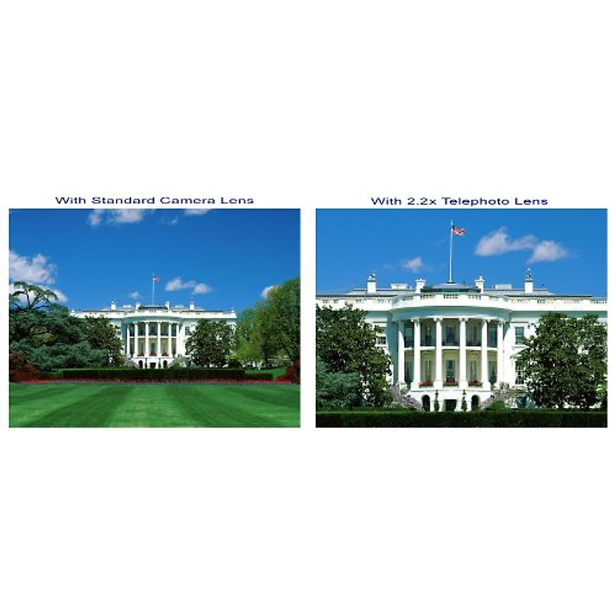 2.2X High Definition Super Telephoto Lens, (Includes Necessary Lens Adapter) Compatible with Canon Powershot G12