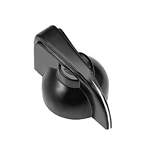 uxcell 5Pcs 32x19x16mm Plastic Potentiometer Rotary Knob Black,for 6mm Diameter Shaft Guitar Volume Knob Thread Mounting