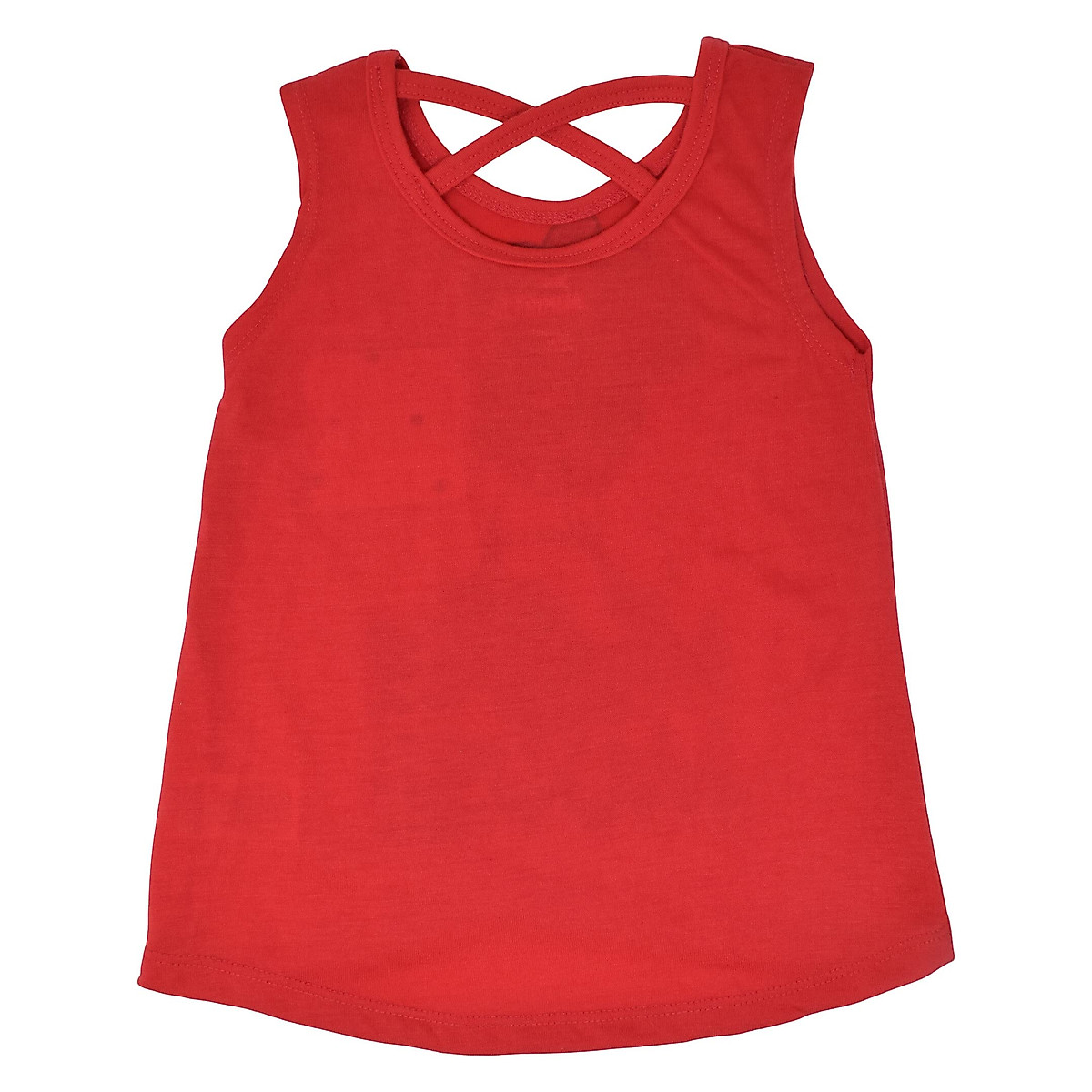 Disney Minnie Mouse Toddler Girls Tank Top and Active Retro Dolphin French Terry Shorts Red 4T