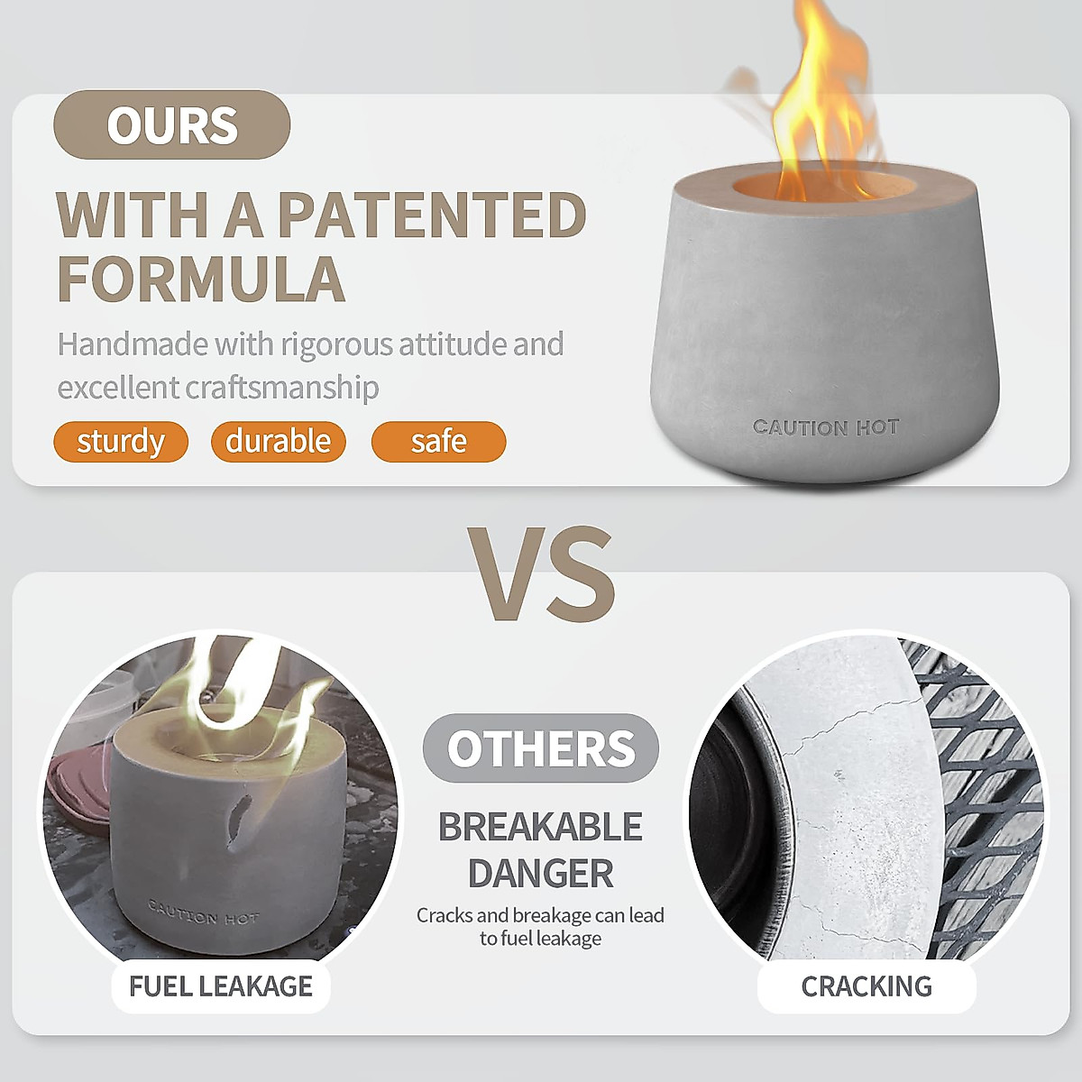 Tabletop Fire Pit Concrete Table Top Fire Pit Indoor Fire Pit Tabletop Mini Tabletop Fireplace Table Fire Pit Tabletop Originality Table Top Fire Pit Bowl Personal Cement Fireplace Outdoor