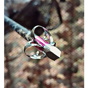 Flying Arrow Archery T3100-P Authentic Patented Toxic Broadhead Blade, Pink, 100-Grain, 3 Pack