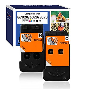 Cocopas Remanufactured Ink Cartridge use for Canon PIXMA G7020 G6020 G5020 G3260 G2260 Ink cartridges MegaTank All-in-One Printer Head Ink cartridges Combo Packs