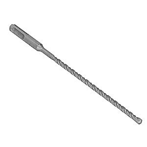 Easy Installation Rotary Hammer Drill Bit Set 5 Pieces Impact Drill Bits Quick Chip Removal 2 Flute Carbide Tip for Concrete Brick Stone (6mm)