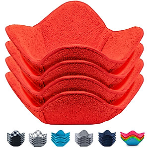 Aticca Microwave Bowl Cozy Holders for Hot Food Set of 4 Hot Pads for Bouillon Cups Multipurpose Heat Proof Plate Holder
