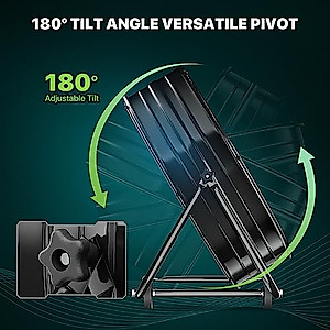 Magshion 25" High-Velocity Metal Floor Fan 5270 CFM 3-Speed Industrial Shop Fan for Garages, Basements and Gyms, Black