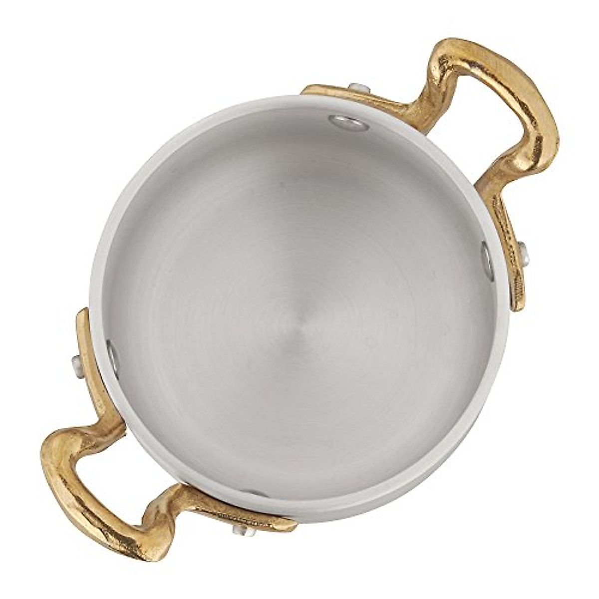 Ballarini ServInTavola 4.3-inch Mini Dutch Oven, Made in Italy,Silver