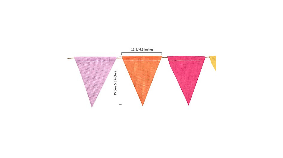 Colorful Pennant Flags Banner for Party & Event Decor