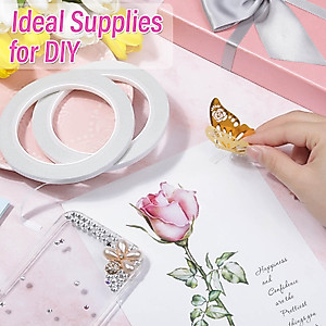 Double Sided Adhesive Tape for Crafts, Anezus 2 Rolls Double Sided Craft Sticky Tape for Scrapbooking, Card Making, Fastening, Decorations and Crafting