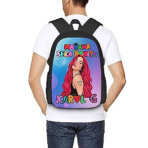 EFLAL Adult Unisex K`arol Music G Lightweight backpack Funny Anime Large Laptop Bookbag Notebook Travel Camping Business Work