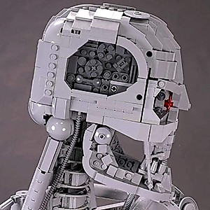 MOC Small Particle Building Block Set MOC-20570 T-800 Skeleton Bust, Creative Educational Building Bricks Kits Toy Model Compatible with L-e-g-o(3082PCS with PF)