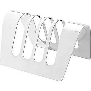 CLWXHS Toast Rack Bread Holder 4 Slice Holes Stainless Steel