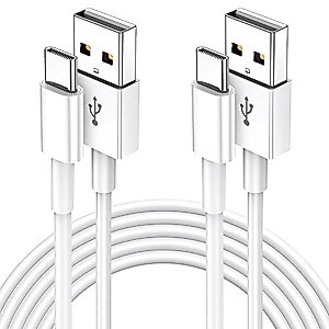 Xpxwaiyds USB Type C Cable, [2Pack 6FT] 2.4A Fast Charging Type C Charger Cord, Fast Charger USB to USB C Cable Compatible Android Phone Pad