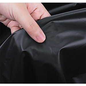 Outdoor Daybed Cover,DxH 89x32in Waterproof Patio Sofa Covers,All Weather Protection Round Canopy Day Bed Cover,Patio Furniture Accessories Cover for Garden Sofa (Only Cover) (Black)