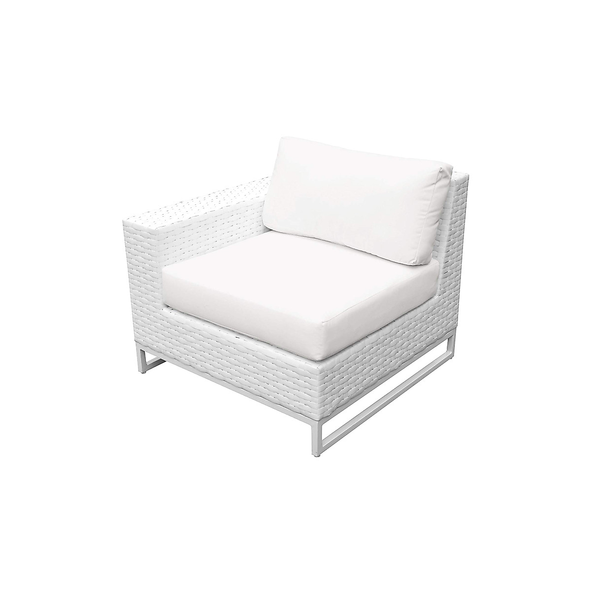 TK Classics Miami Seating Patio Furniture, Sail White