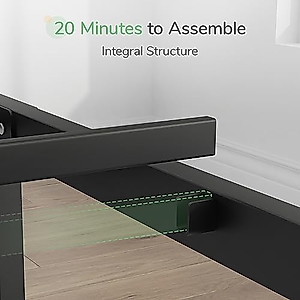 Novilla King Bed Frame, 14 Inch Metal Platform Bed Frame King Size No Box Spring Needed, Heavy Duty Steel Slat Support, Easy Assembly