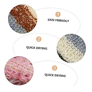 Cabilock 10pcs Baby Washcloths Natural Cotton Dish Towels Reusable Square Cleaning Cloths Absorbent Soft Hand Towels for Kitchen Bathroom 30X30CM (Random Color)