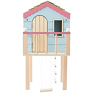 Lottie Dollhouse by Lottie | Wooden Tree House for Lottie Dolls | Wooden Doll House Playset | Made with Real Wood