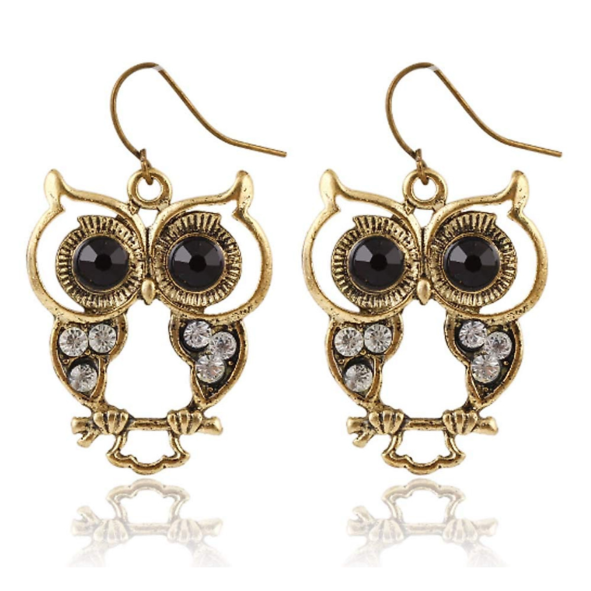 Owl Bird For Womens Stud Dangle Animal Cute Pretty Jewelry Earrings 4 Pairs Set Pack Deal
