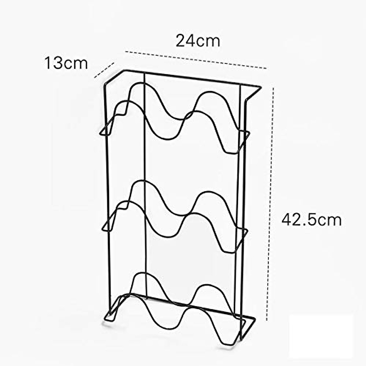 TAZSJG Multi-Layer Shoes Rack Wall Mount Slippers Hanging Shelf Slipper Storage Organizer Stand Holder Space Saving
