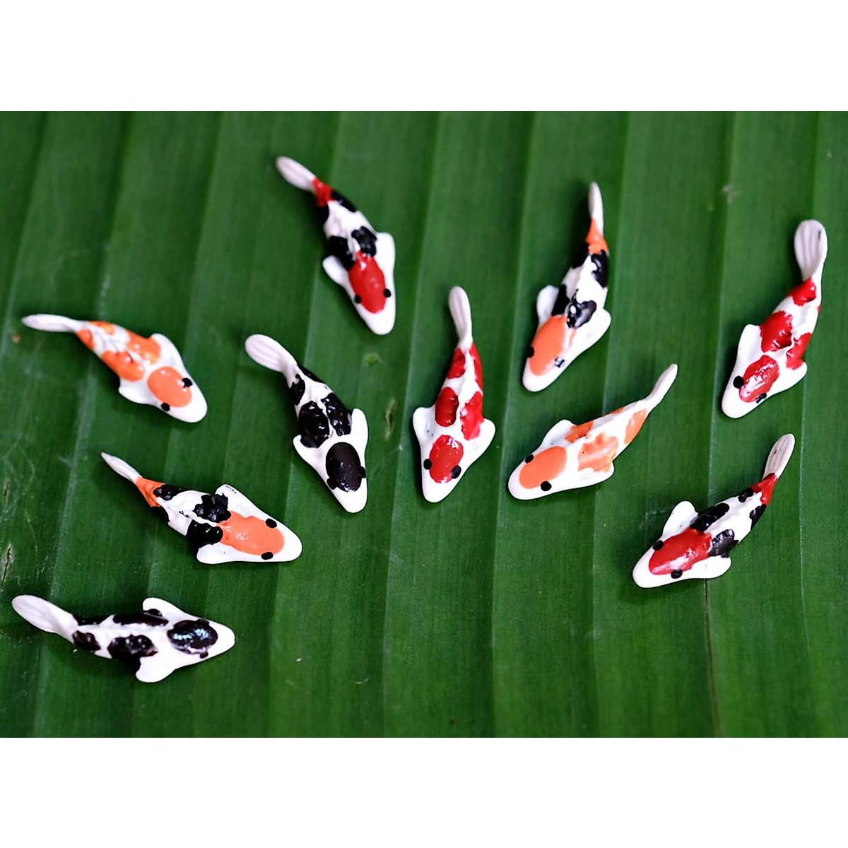 Buy Easy 10 Mix Colorful Koi Fish Fairy Garden Animal Dollhouse Miniature Docoration