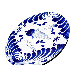 HASTA LA RAIZ | Mexican Handmade Cheese Board covered with resin. Ideal for Charcuterie Platter & Serving Tray. Model: Talavera Dove.