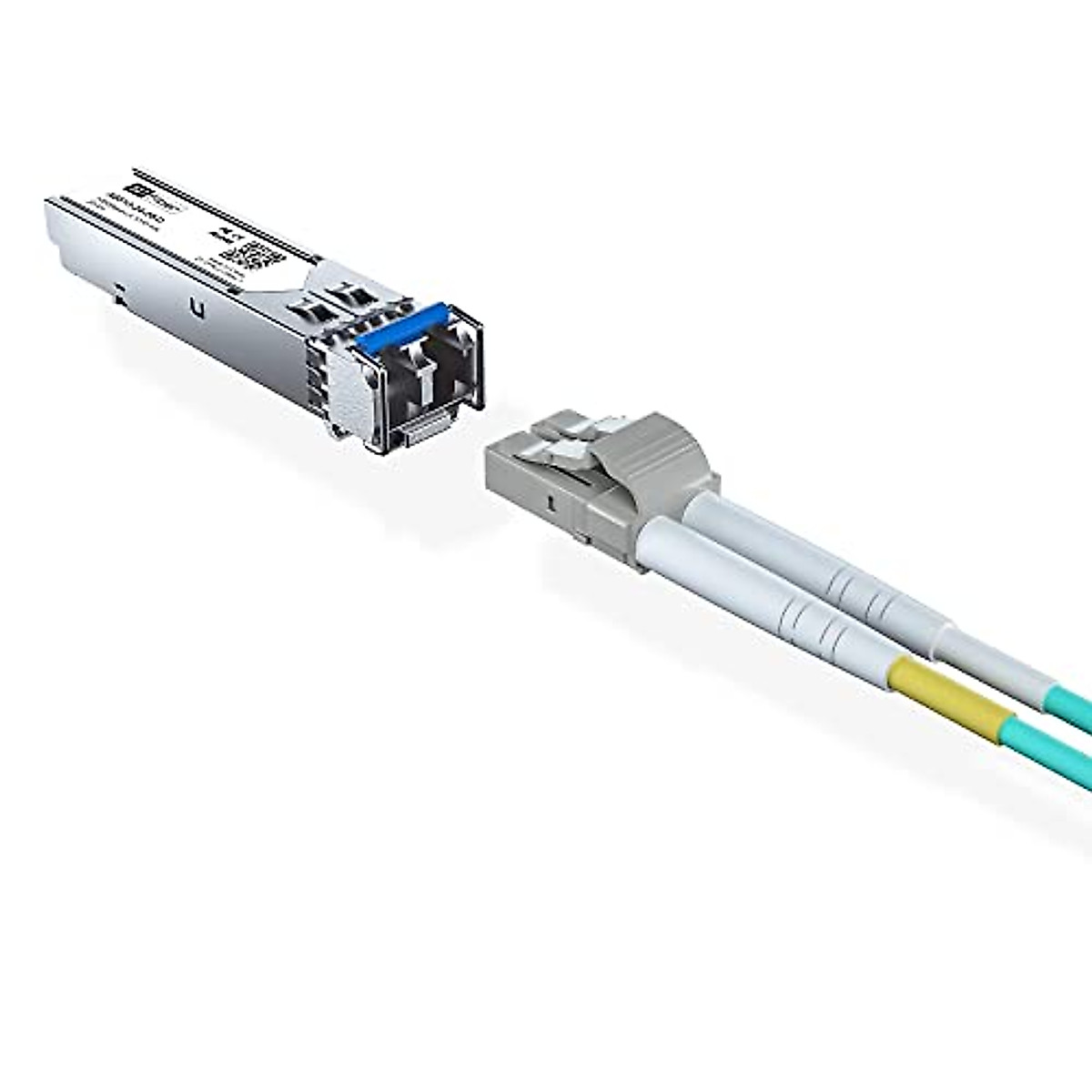 1.25G Single Mode SFP LC Module, 1000Base-LX/LH Fiber Transceiver for Cisco GLC-LH-SMD, Meraki, Ubiquit UniFi, TP-Link, Fortinet, Intel, Netgear, Mikrotik and More (SMF,1310nm,20km,DDM) 2 Pack