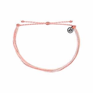 Pura Vida Originals Bubblegum Anklet - Plated Charm, Adjustable Band - 100% Waterproof