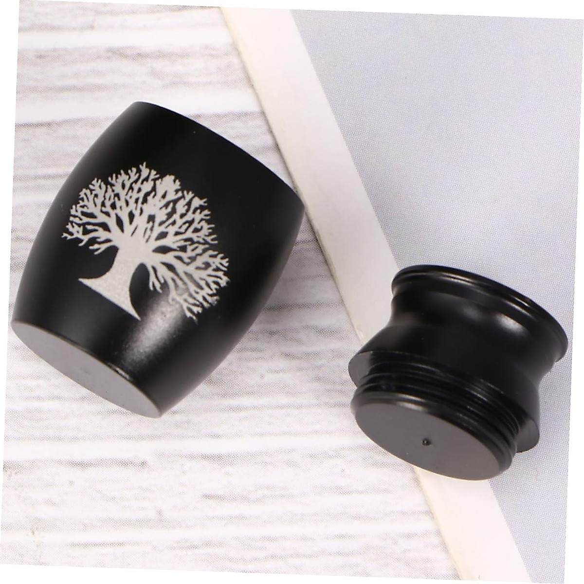 DECHOUS Stainless Steel Urn Pet Cinerary Urn Printed Cremation Urn Decent Pet Funeral Casket Commemorative Casket