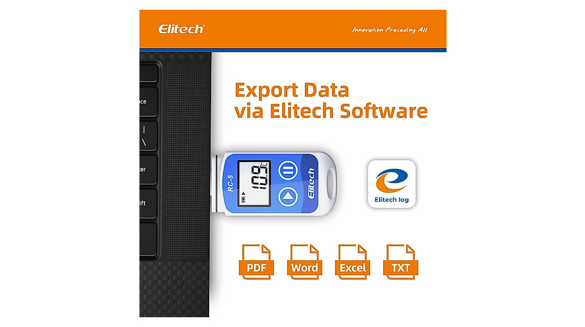 Elitech RC-5 USB Temperature Logger - High Accuracy & Reliable