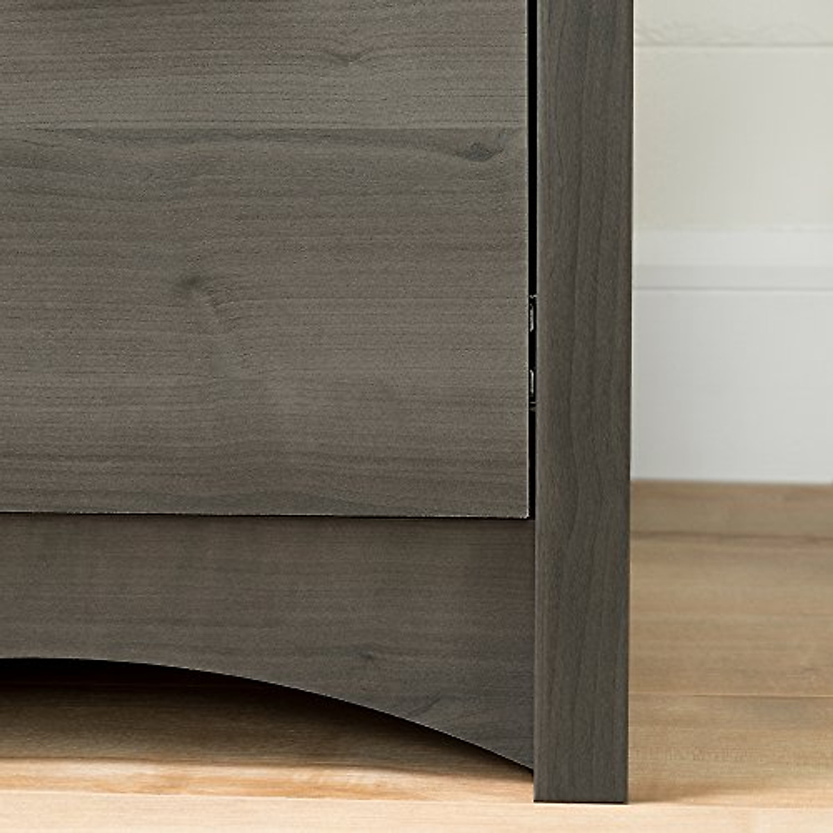 South Shore Gascony Desk, Gray Maple