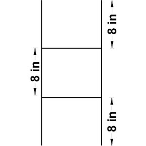 Durable Yard Signs Stake Pack of 100 Metal Stake Double H-Frame 10 inch x 24 inch x 9 Gauge Galvanized Wire Stake Signs Holder, fit 4mm or 5mm Corrugated SignsF