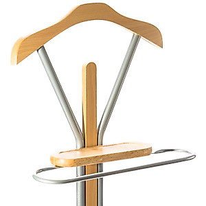 Zeller 17102 45 x 30 x 108 cm Valet Stand Wood/Metal Metal