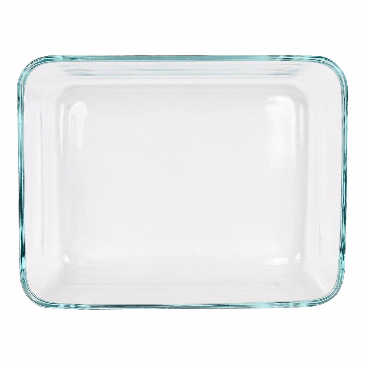 Pyrex 7211 6 cup Rectangle Clear Glass Food Storage Dish Made in the USA - 2 Pack