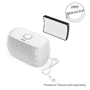 Pure Enrichment® Genuine 2-in-1 True HEPA Official Replacement Filter for The PureZone™ Breeze Tabletop Air Purifier (PECOMPAP)