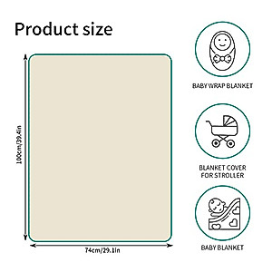 Pinko Coral Baby Blanket for Boys Girls Soft Plush Minky Blanket with Double Layer Dotted Backing，Printed Animal Bed Throws for Children (Green Forest Deer, M)