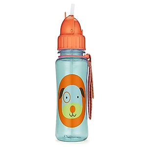 Skip Hop Toddler Sippy Cup with Straw, Zoo Straw Bottle, Dog