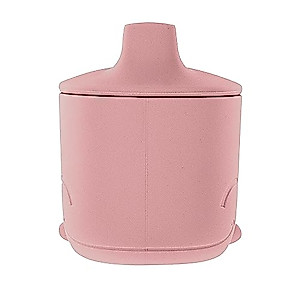 Nuby 100% Silicone Sippy Cup, BPA Free, Pink Whale Print