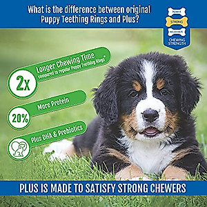 N-Bone Puppy Teething Rings Plus, Chicken Flavor, 7-Count, 8.4oz