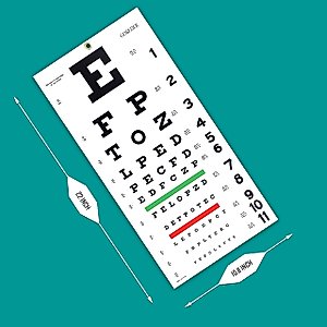 ASA TECHMED 2-in-1 Diagnostic Kit Multi-Function Scope for ENT & Eye Examination- Kit for Home and Medical Students - Sight Chart, Replacement Tips, Easy to Carry Case