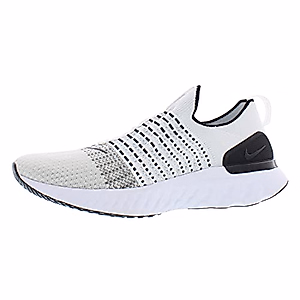 Nike Men's React Phantom Flyknit 2 Running Shoes White | Gray Size 11