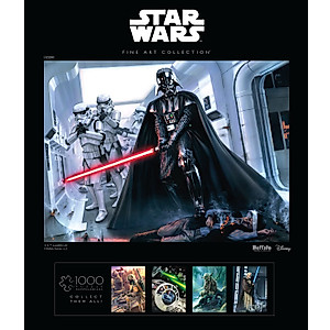 Buffalo Games - Star Wars - The Arrival of Lord Vader - 1000 Piece Jigsaw Puzzle for Adults Challenging Puzzle Perfect for Game Nights - Finished Puzzle Size is 26.75 x 19.75