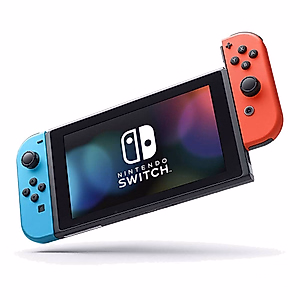 Nintendo Switch 32 GB Console w/ Neon Blue & Red Joy-Con (HACSKABAA) Bundle with Nintendo Mario Kart 8 Deluxe + Super Mario Party + Super Mario Maker 2 + Nintendo Switch Minecraft + More