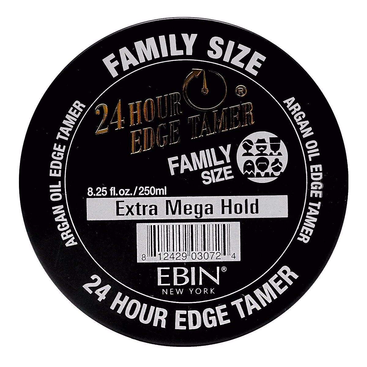 EBIN NEW YORK 24 Hour Edge Tamer - Extra Mega Hold (8.25oz/ 250ml)
