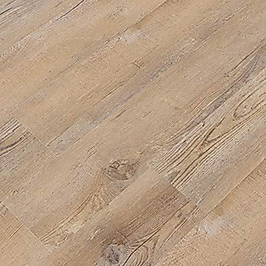 MSI Hampstead 6 inch x 48 inch Gluedown Luxury Vinyl Plank Flooring for Pro and DIY Installation, Beige, CASE, 36 Square Feet