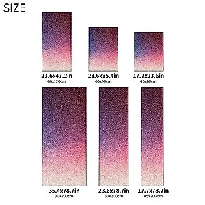 IOACIY Privacy Window Film Frosted Glass Sticker for Home Office Static Anti-UV Window Paper Decorative Window Covering for Bathroom (Universe Outer Space Starry Sky Red Blue-235, 17.7" x 23.6")